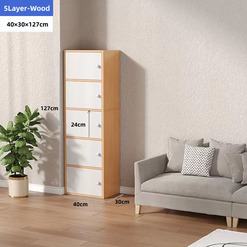 4/5 layer Cabinet Storage Cabinet Bookshelf Bookcase Cabinet Wall ...