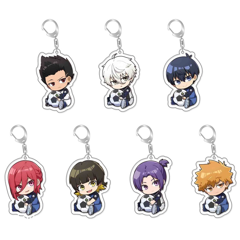 Blue Lock Keychains Anime Manga Series Collectibles Isagi Bachira ...