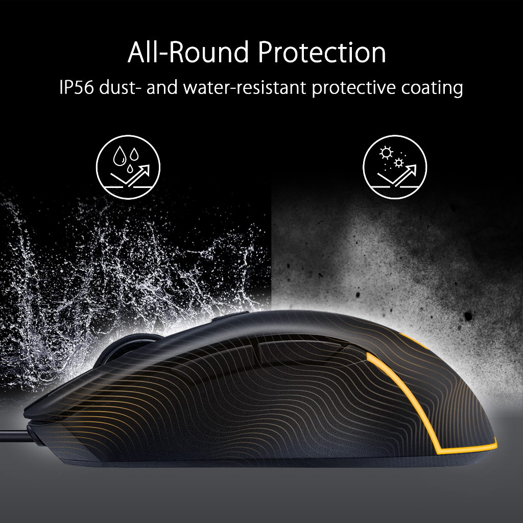 Asus TUF Gaming M3 Gen II 8000 DPI Dust & Water Resistance Ultralight ...