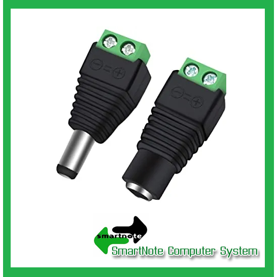 DC Male / Female Power Balun Plug Connector CCTV | Shopee Philippines