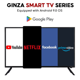 GINZA 32inch Smart TV / LED TV Ultra-slim Frameless LED TV Multiport HDMI AV VGA USB | Shopee ...