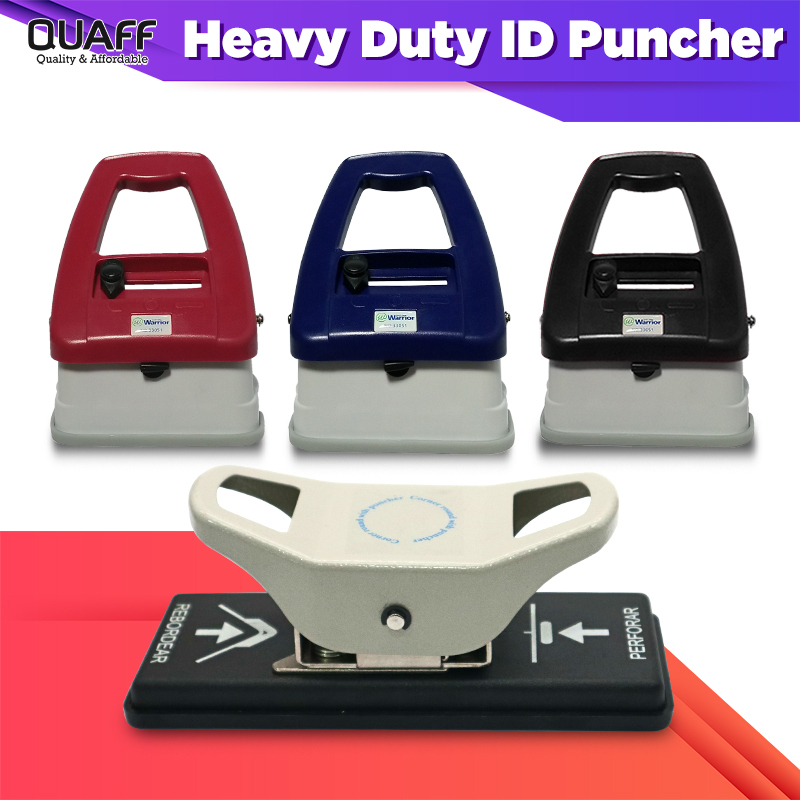 QUAFF ID Puncher 3in1 / 2in1 ID Puncher (Oblong | Corner | Circle ...