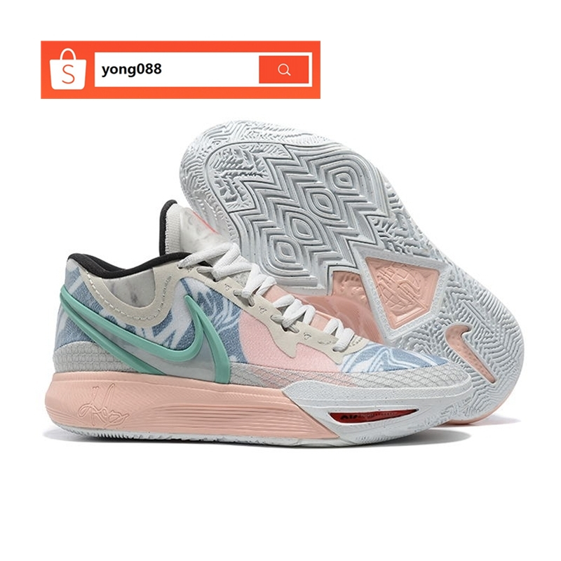 100% Original Nike Kyrie Irving 9 White Pink Sports Basketball Shoes ...