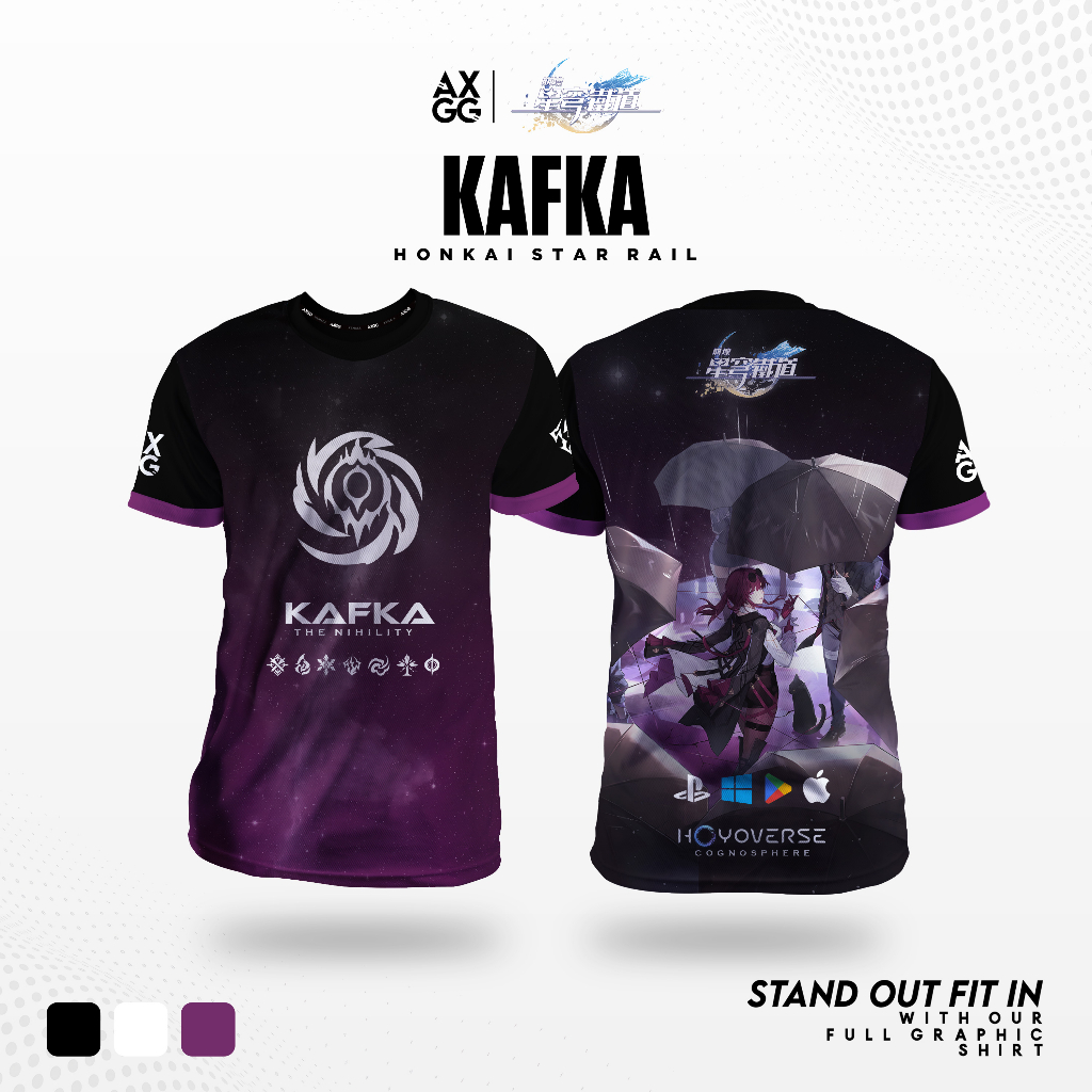 AXGG ' Honkai Star Rail - Kafka ' Gaming Shirt | Shopee Philippines