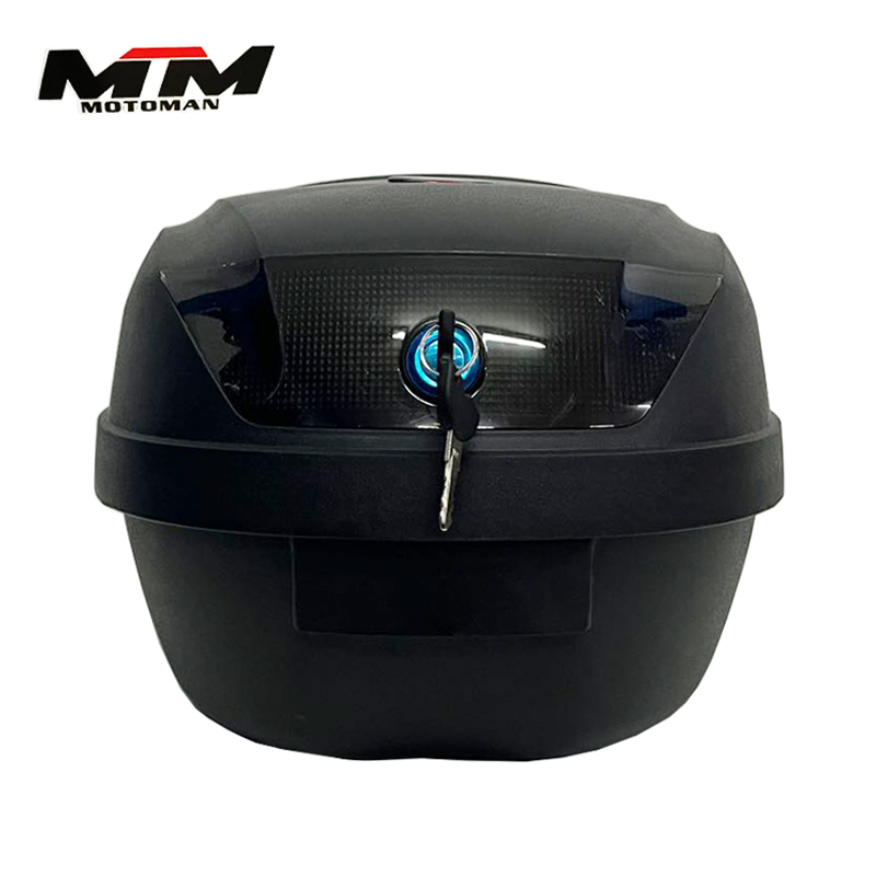 MTM MOTOMAN motorcycle luggage top box 30L with BASE PLATE 8001 ...