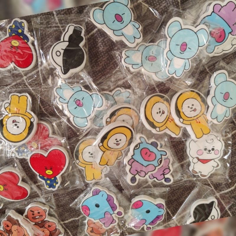 BT21 Erasers (1 pc only) | Shopee Philippines