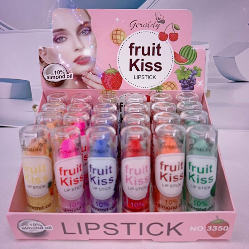 24 Pcs Fruit Kiss Magic Lipstick Lip Makeup ei | Shopee Philippines