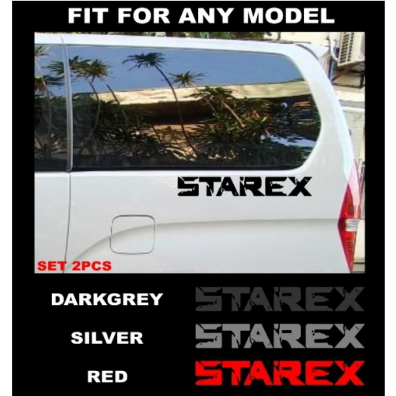 Hyundai Starex Side Body Sticker Design Set 2pcs | Shopee Philippines