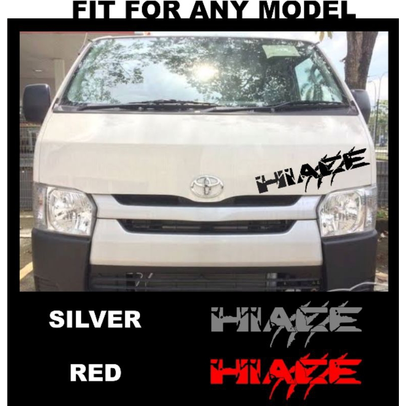 Toyota HIACE Hood Sticker with Monster Claw Design | Shopee Philippines