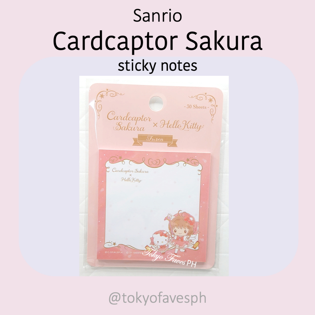Cardcaptor Sakura Sanrio Hello Kitty sticky notes | Shopee Philippines