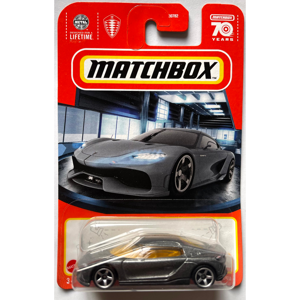 Matchbox - 70th Anniversary - 2021 Koenigsegg Gemera Gray (33/16-3 ...