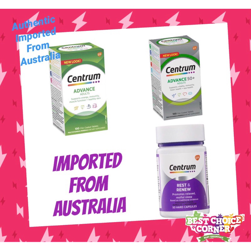 Centrum Advance Multivitamin Adult 100/90 /50 tablet | Shopee Philippines