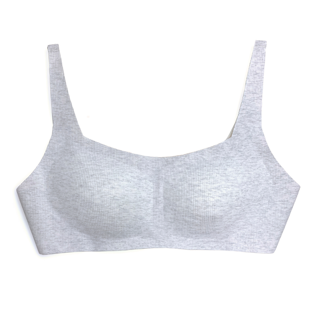 Abma Japanese Suji Bra Cotton version Square Collar Bra Seamless Bra ...