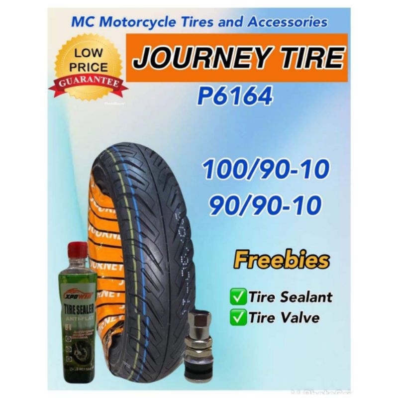 Journey Tire (size 10) Tubeless (free sealant &Pito) | Shopee Philippines
