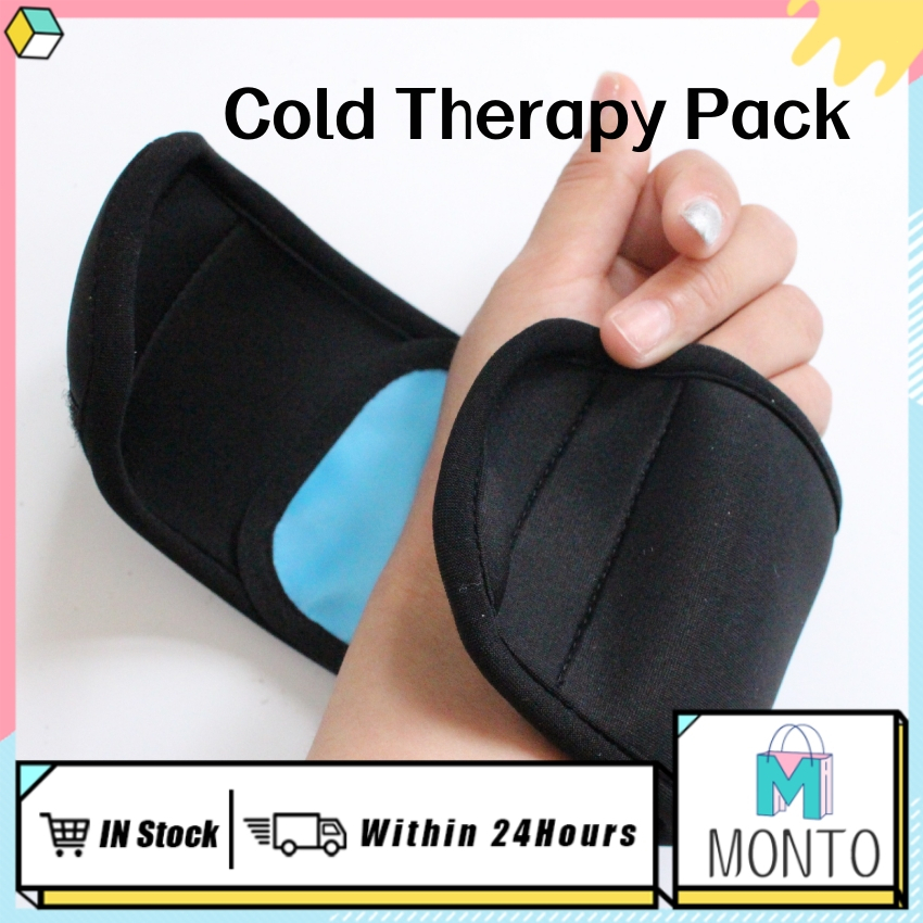 Foot Hand Cold Therapy Wrap with Reusable Gel Pack Ice Pack for Sprains ...