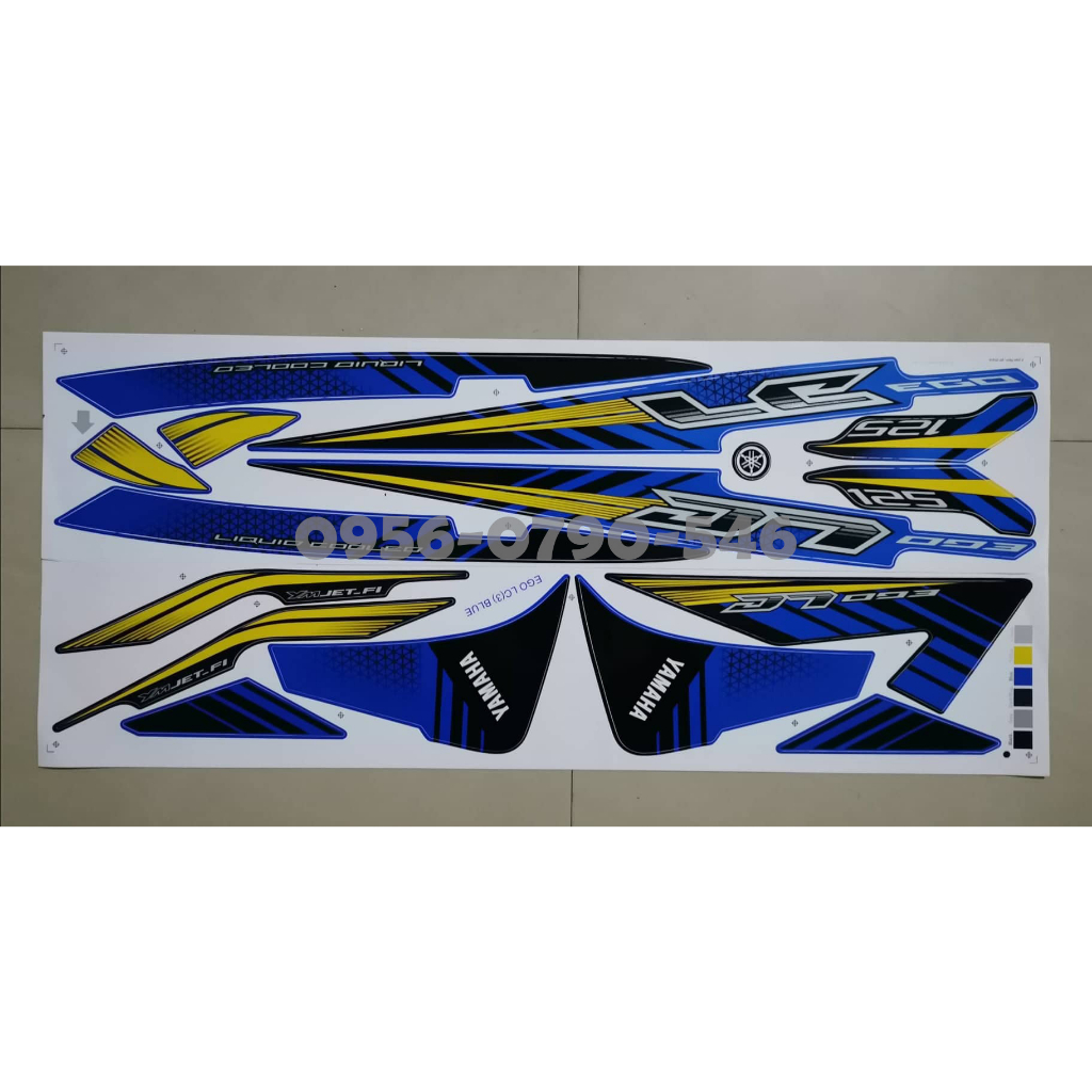 YAMAHA MIO Mxi/Mx 125 ORIGINAL MALAYSIA MADE (LC VERSION) Stock Decal ...