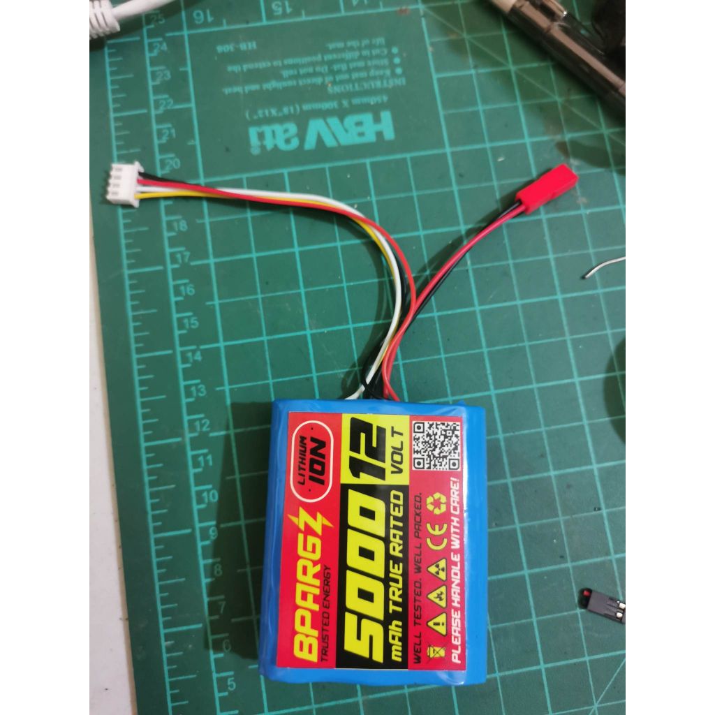 12v 3s1p Lithium Ion 18650 Rechargeable Battery Pack with 20A BMS ...