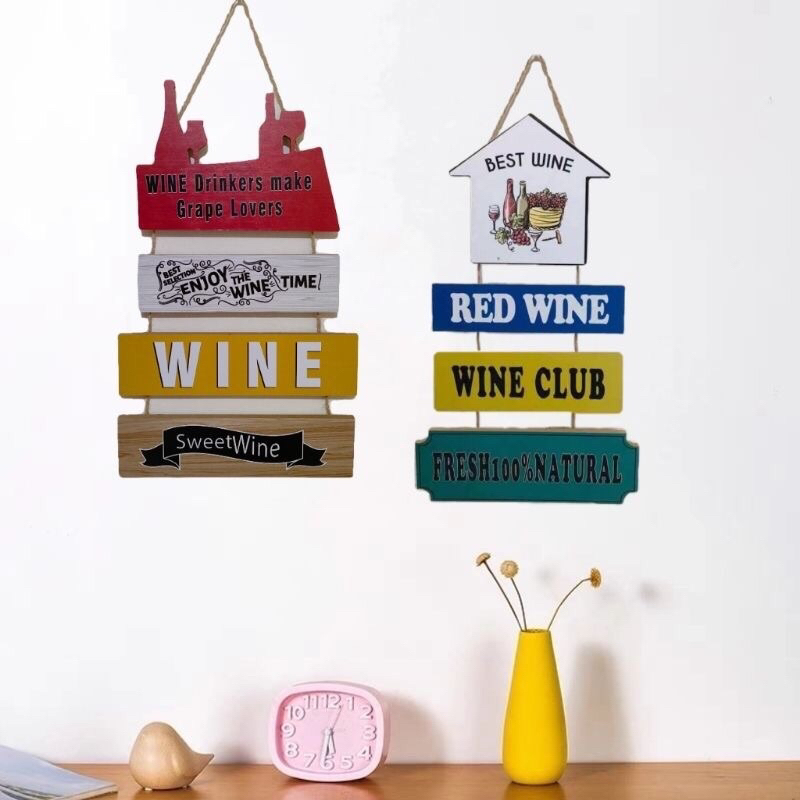 Wine Wooden Wall Hanging Decor Design Best Wine and Wine Drinkers Wood ...