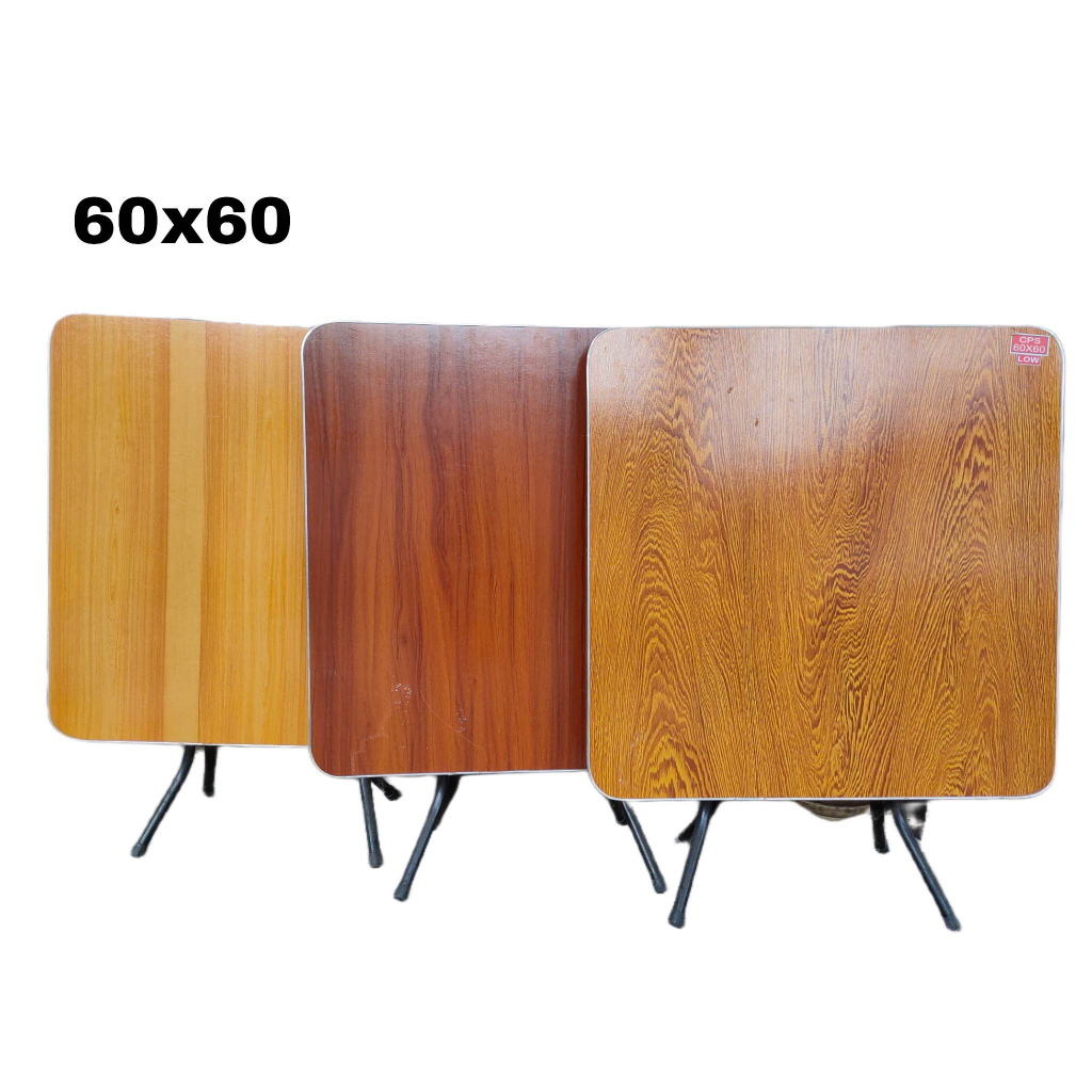 Folding Table WOOD with PLASTIC Siding(CPS 60X60) (1PC per transaction ...