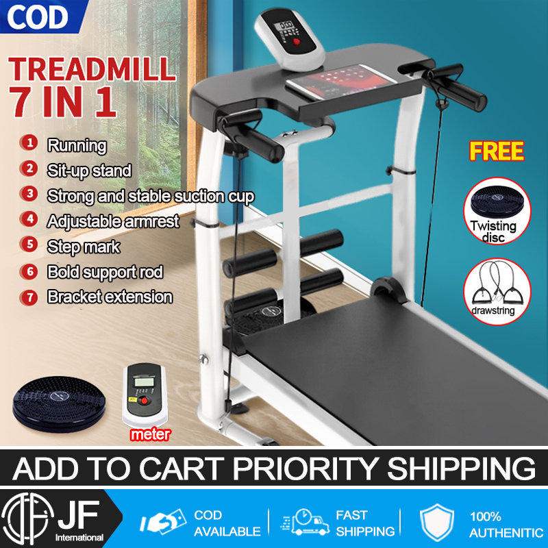 Treadmill Multifunctional Manual Treadmill, Foldable Walking Machine ...