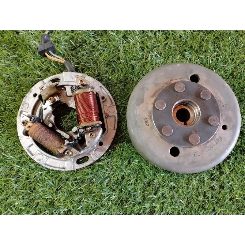 YAMAHA DT 125 STATOR ASSEMBLY and MAGNETO (2NDHAND) | Shopee Philippines