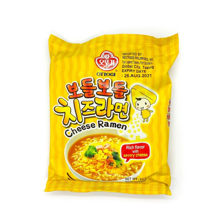 OTTOGI CHEESE RAMEN AND BODEULBODEUL SPICY CHEESE RAMYEON, STIR FRY ...