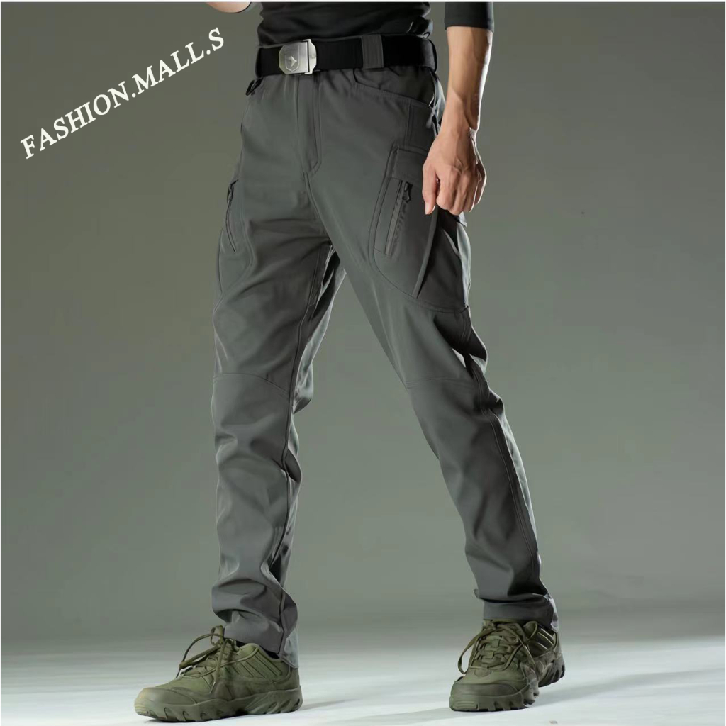 ready stock IX9 tactical pants shark soft leather trousers special ...