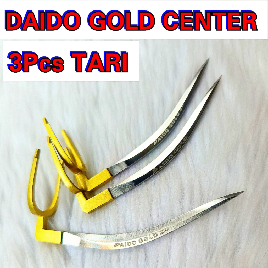 3PCS TARI BRANDNEW ( DAIDO GOLD CENTER METAL ) | Shopee Philippines