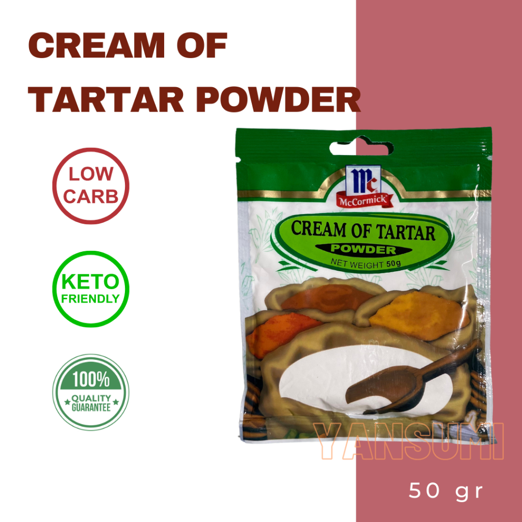 McCormick CREAM OF TARTAR POWDER | 50 grams pack | Shopee Philippines