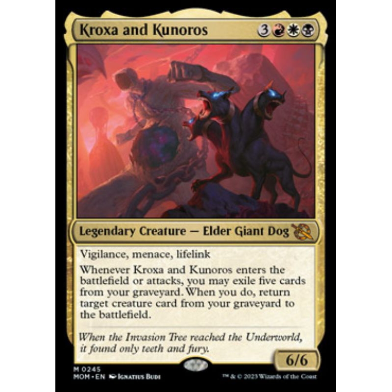 Kroxa and Kunoros - MOM - Mythic - MTG Cards (WotC) | Shopee Philippines