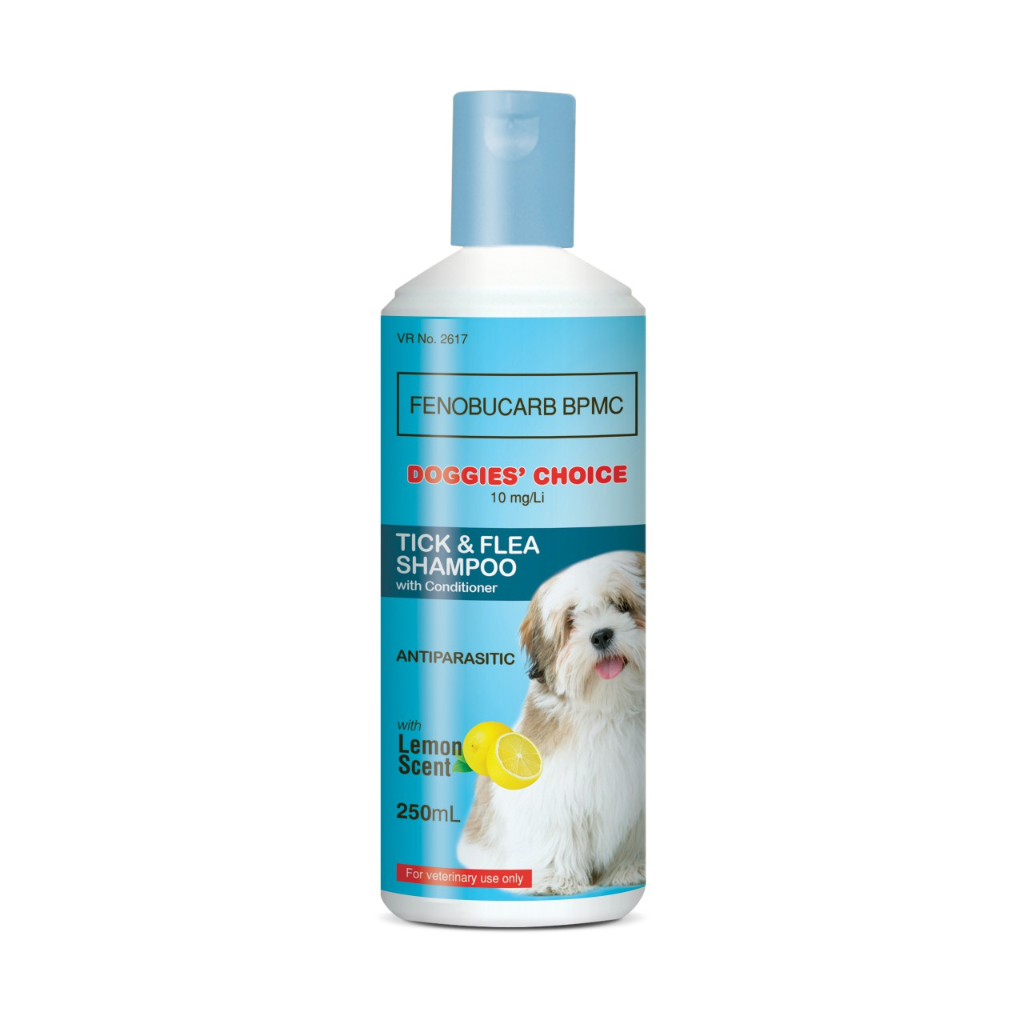 Doggies Choice Tick & Flea Shampoo With Conditioner With Lemon Scent ...