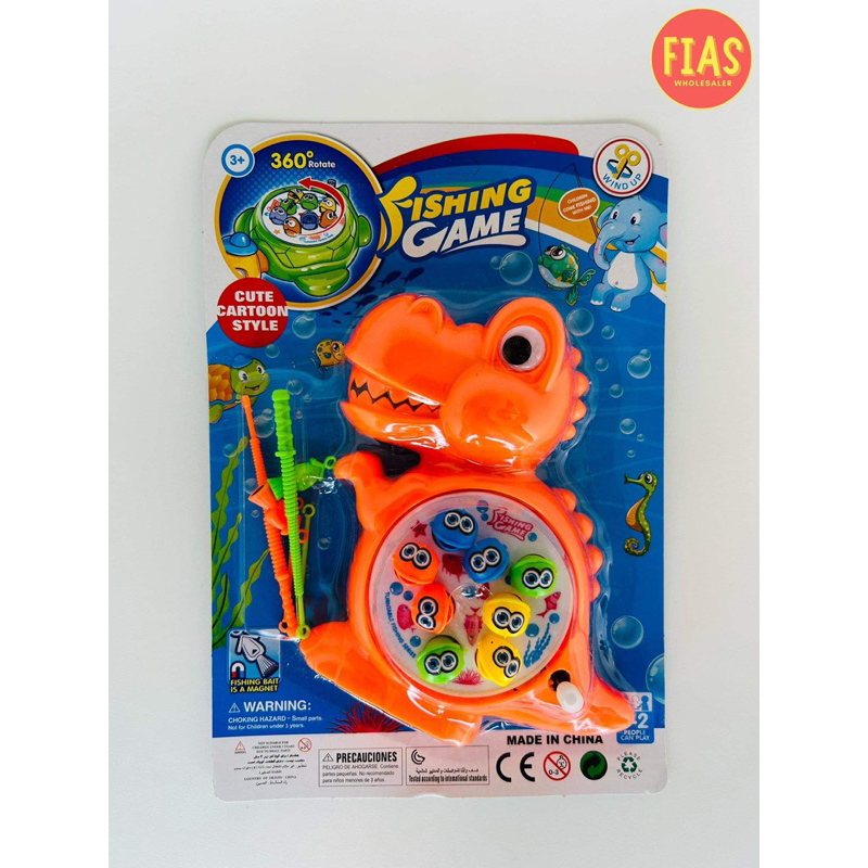 Dinosaur Fishing Game 360 Rotation FIAS A829 | Shopee Philippines
