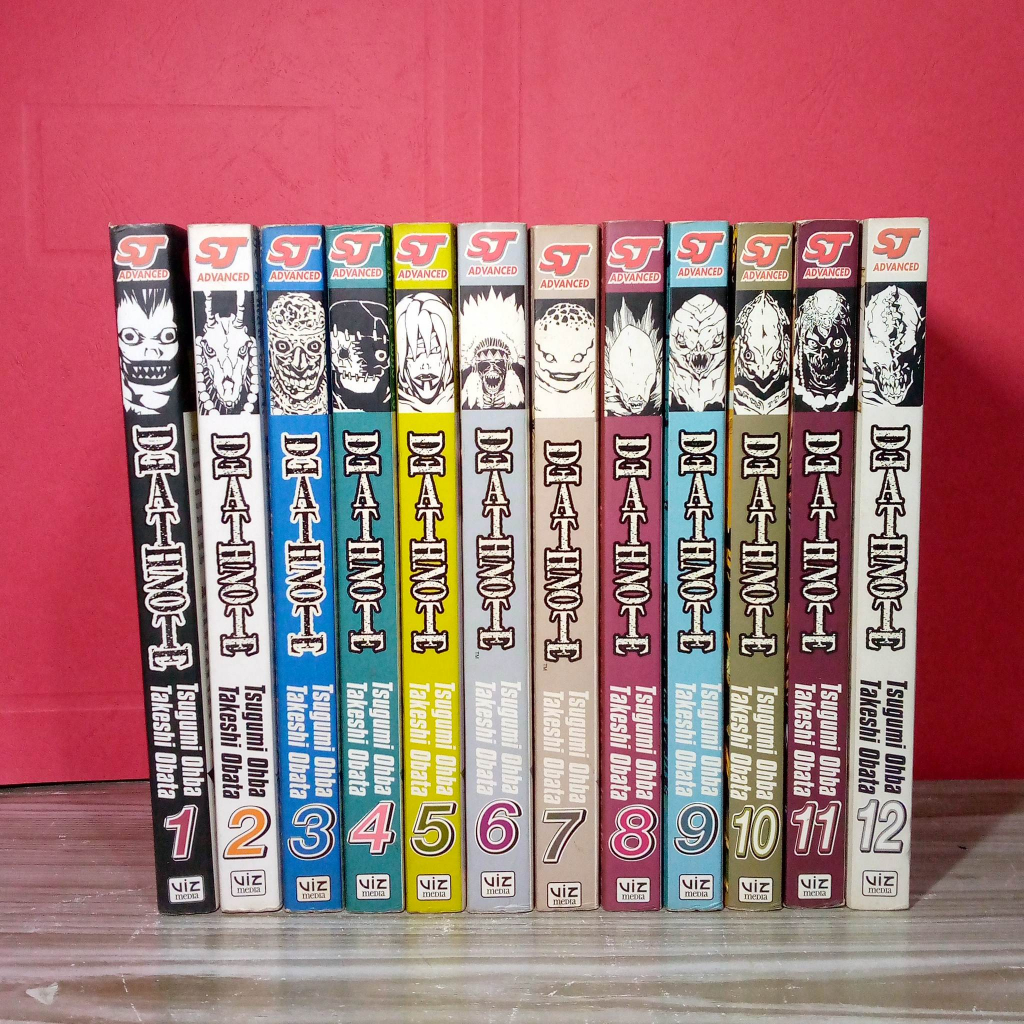 Death Note Complete Set Vol 1-12 Manga by Tsugumi Ohba & Takeshi Obata, English, Preloved, Viz ...