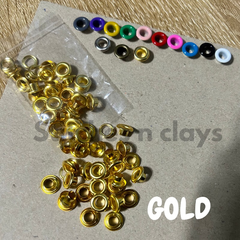 SnC 5mm Colored Eyelet with Washer 50pairs/pack | Shopee Philippines