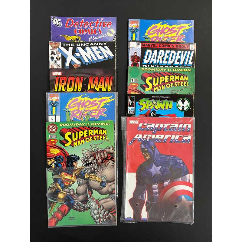 Various Comic Reprints: Inserts from Action figure lines | Shopee ...