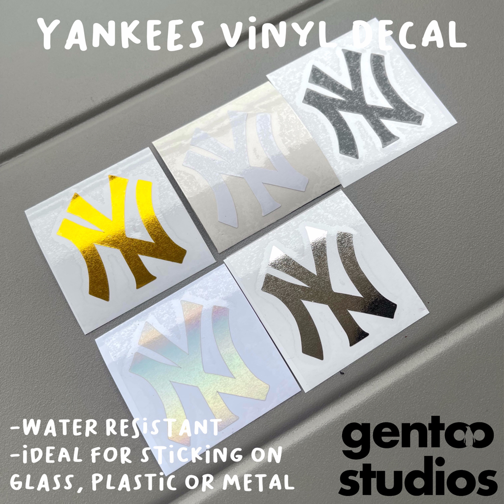 New York Yankees Logo - Vinyl Decal Sticker - water resistant, high ...