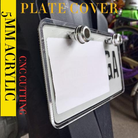 Newplate | plate Cover Acrylic 5mm Clear New LTO Size | Shopee Philippines
