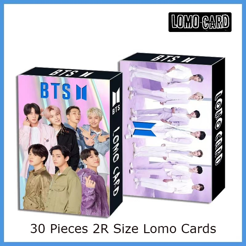 KPOP BANGTAN 30 PIECES LOMO CARDS 2R Size V Jungkook Jimin Jin Suga ...