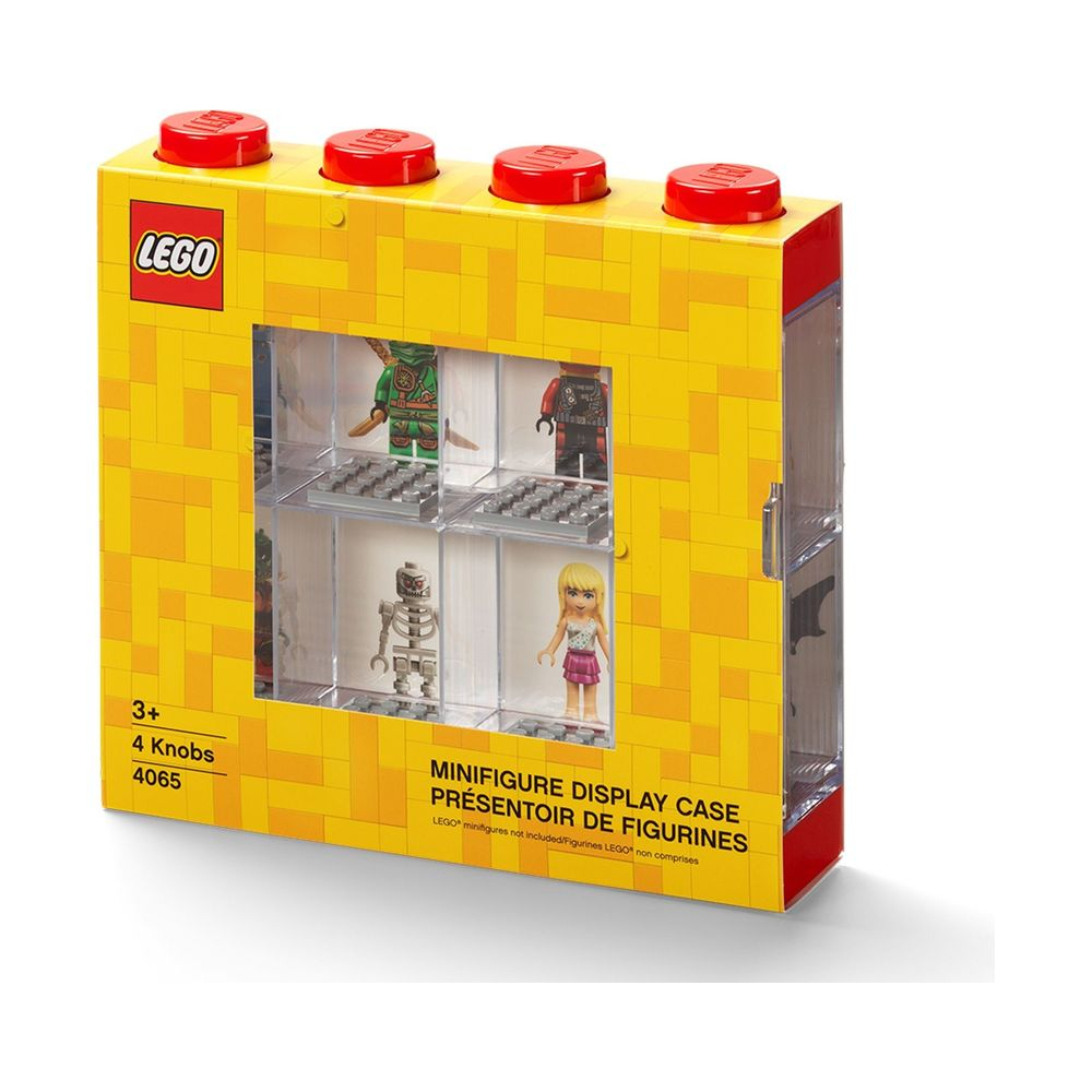 Lego Minifigure Display Case 4065 Red with 8 Slots | Shopee Philippines