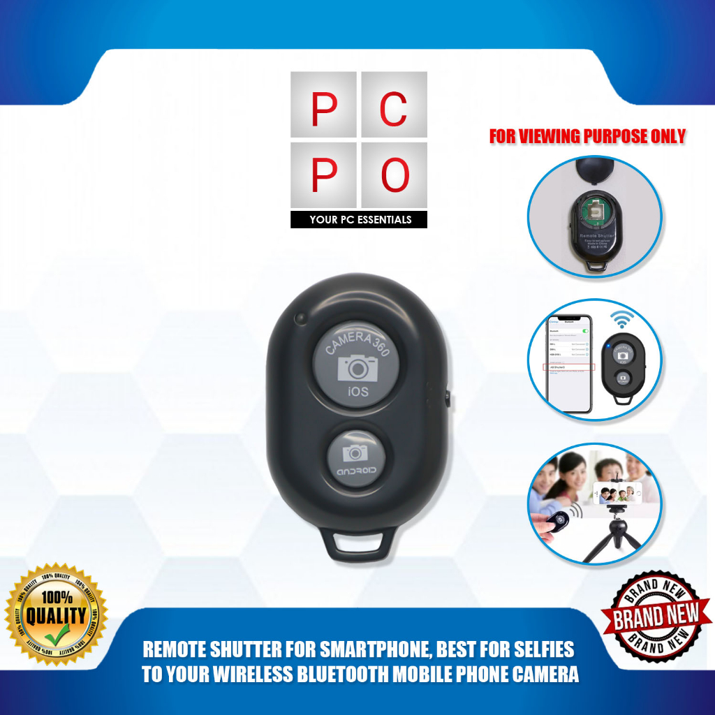 REMOTE SHUTTER FOR SMARTPHONE, BEST FOR SELFIES TO YOUR WIRELESS ...
