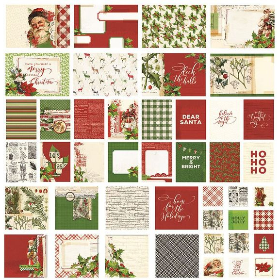 Simple Stories Snap Cards Simple Vintage Christmas 48/Pkg | Shopee ...