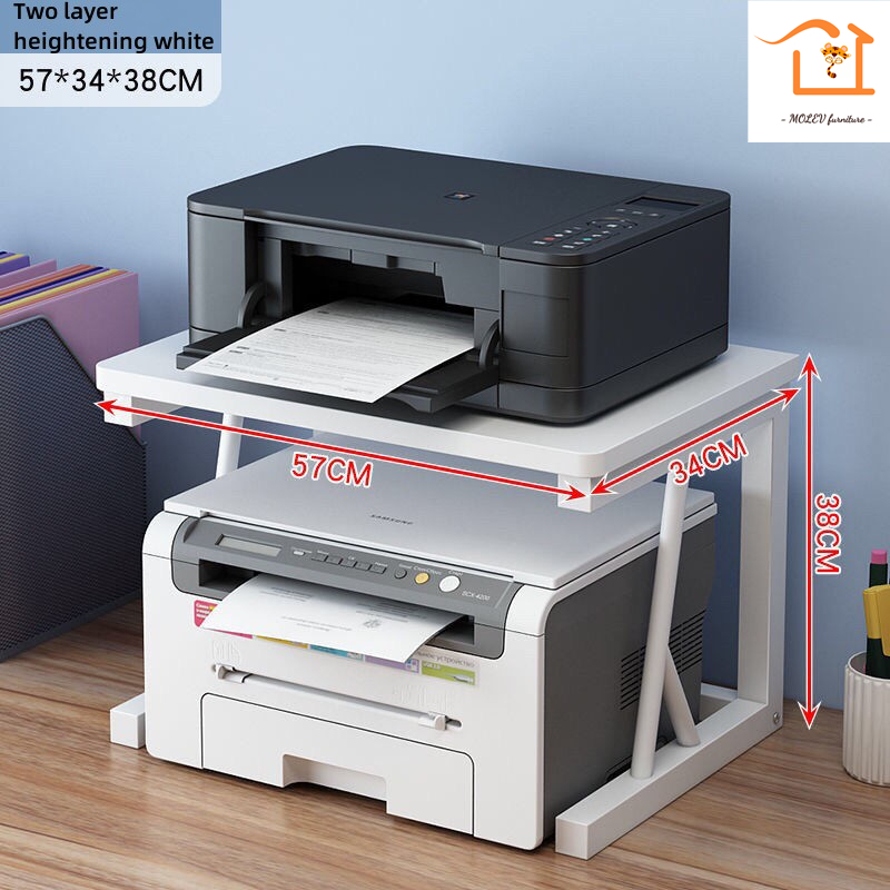 2/3 Layers Printer Rack Office Table Organizer Printer Organizer Book ...