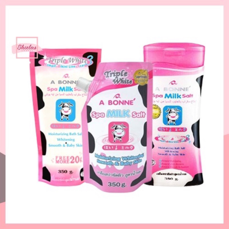 A BONNE SPA MILK SALT SCRUB 350g/380g | Shopee Philippines