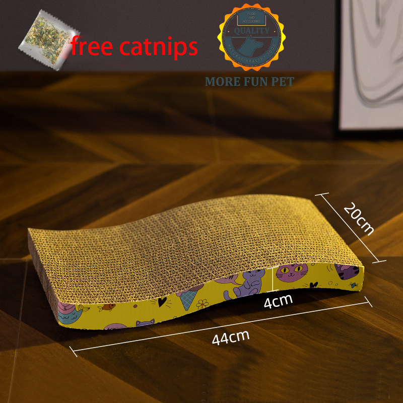 Cat Scratches kitten Scratching Cardboard High-density Corrugated paper ...