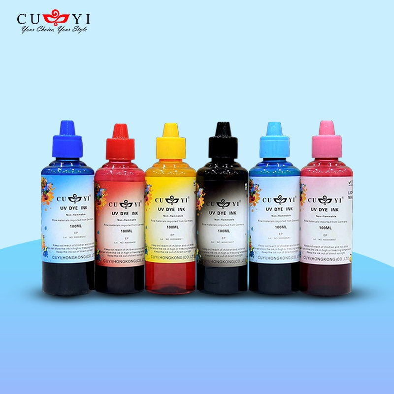 CUYI Premium Dye Ink Refillable 100ml for Inkjet Printer | Shopee ...