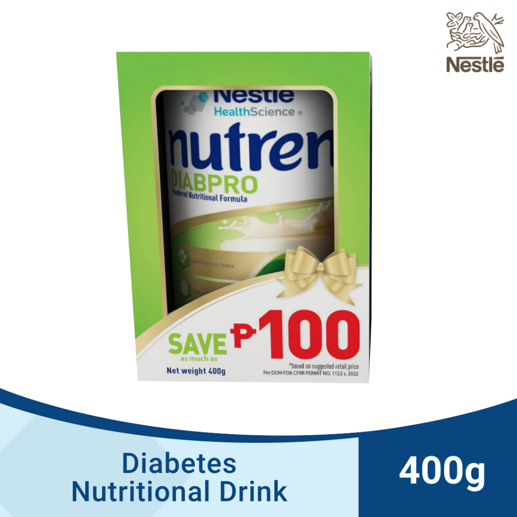 Nutren Diabpro Vanilla Powdered Nutritional Formula 400g - Save P100 ...