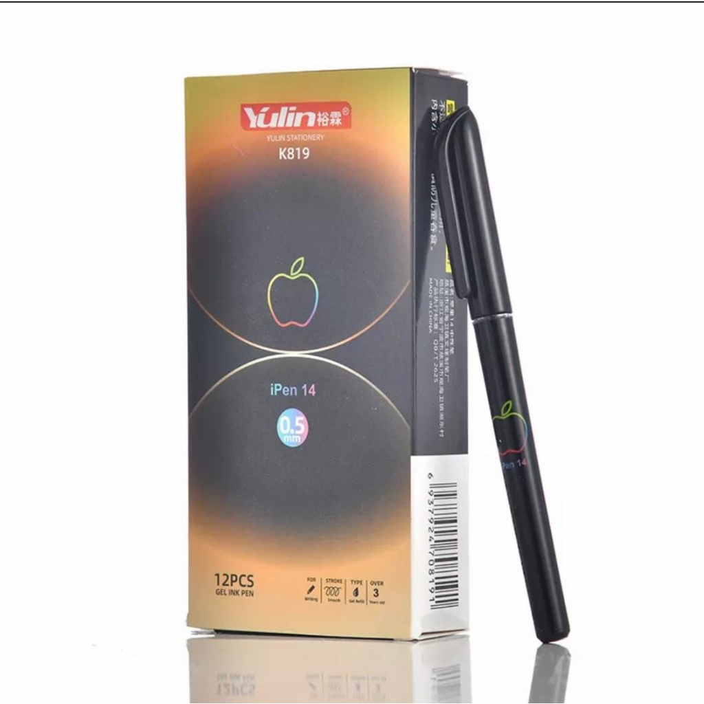 Enice 0.5mm G-316L Gel Ink Pen Ballpen Black/Blue/Red 12pcs/box School ...