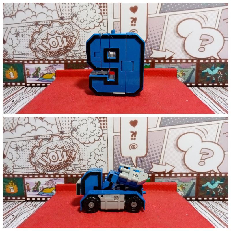 Number Bots Figure (Transformable) | Shopee Philippines