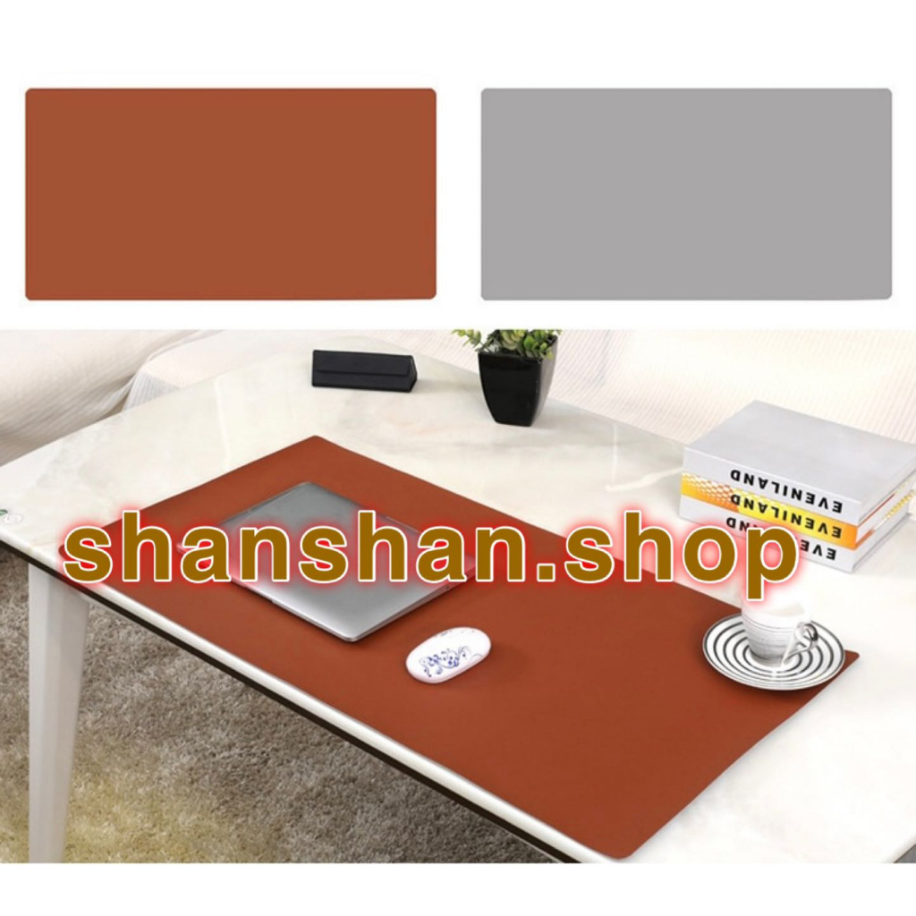 Double-side PU Leather Desk Pad Waterproof Mouse Pad Portable Large ...