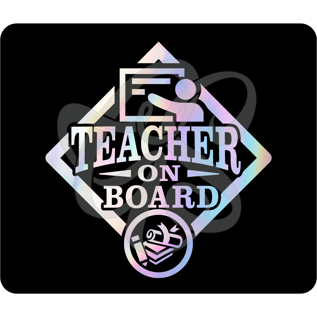Teacher on Board_Car Design_Decal Sticker (COD) | Shopee Philippines